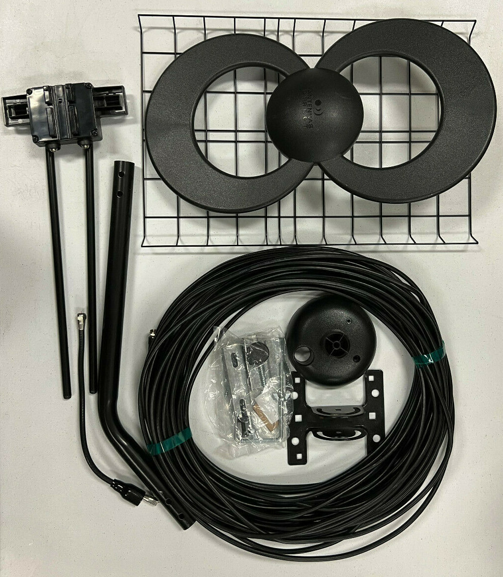 ClearStream 2V TV Antenna 60 Mile Range UHF/VHF Multi-directional Cable ...