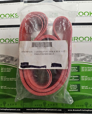 MBO Red Infeed Belt, Part #0106920 | eBay