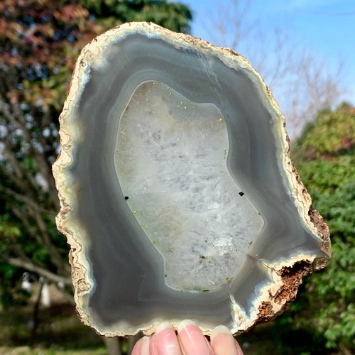1.41LB Natural and Beautiful Agate Geode Druzy Slice Extra Large ...