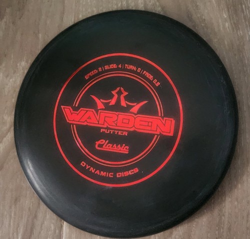 Disc Golf Warden Putter Classic Dynamic Discs Black Color | eBay