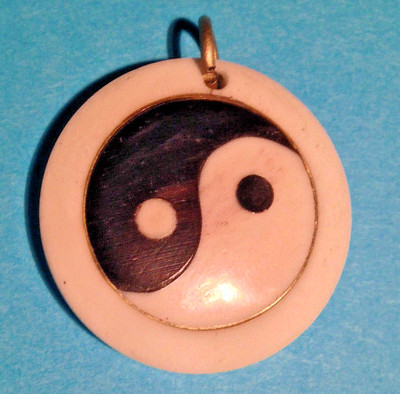Yin Yang Yab Yum Yin Yan Pendant, White Rim, small, Hand Made Nepal | eBay