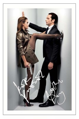 MATTHEW RHYS & KERI RUSSELL SIGNED PHOTO PRINT AUTOGRAPH THE AMERICANS ...
