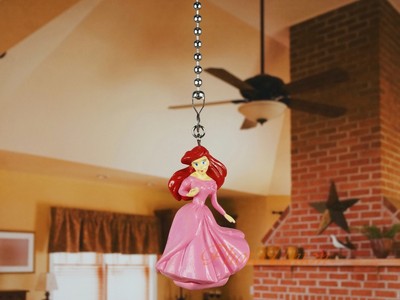 Princess Mermaid Ariel Ceiling Fan Pull Light Lamp Chain Decor K1146 U ...