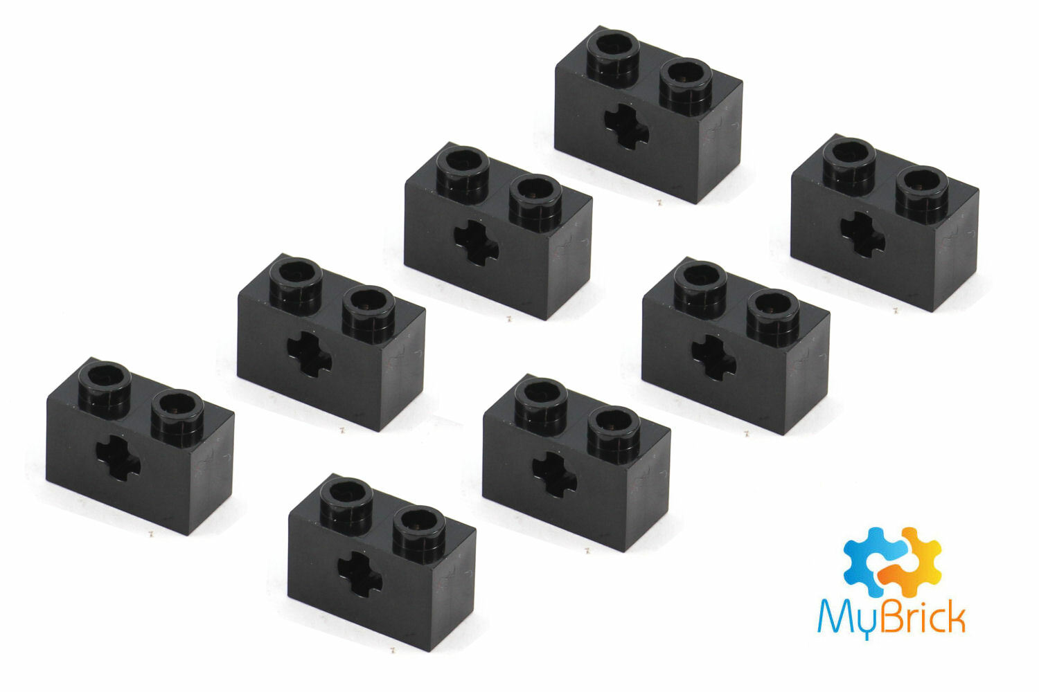 Genuine LegoⓇ 8x Technic 1x2 Brick with Axle Hole -32064 - 4 colours ...