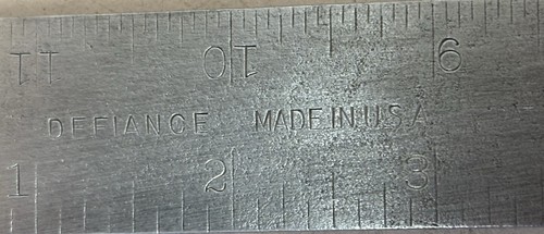 Vintage 12" Combination Square Stanley Defiance Made In USA | eBay