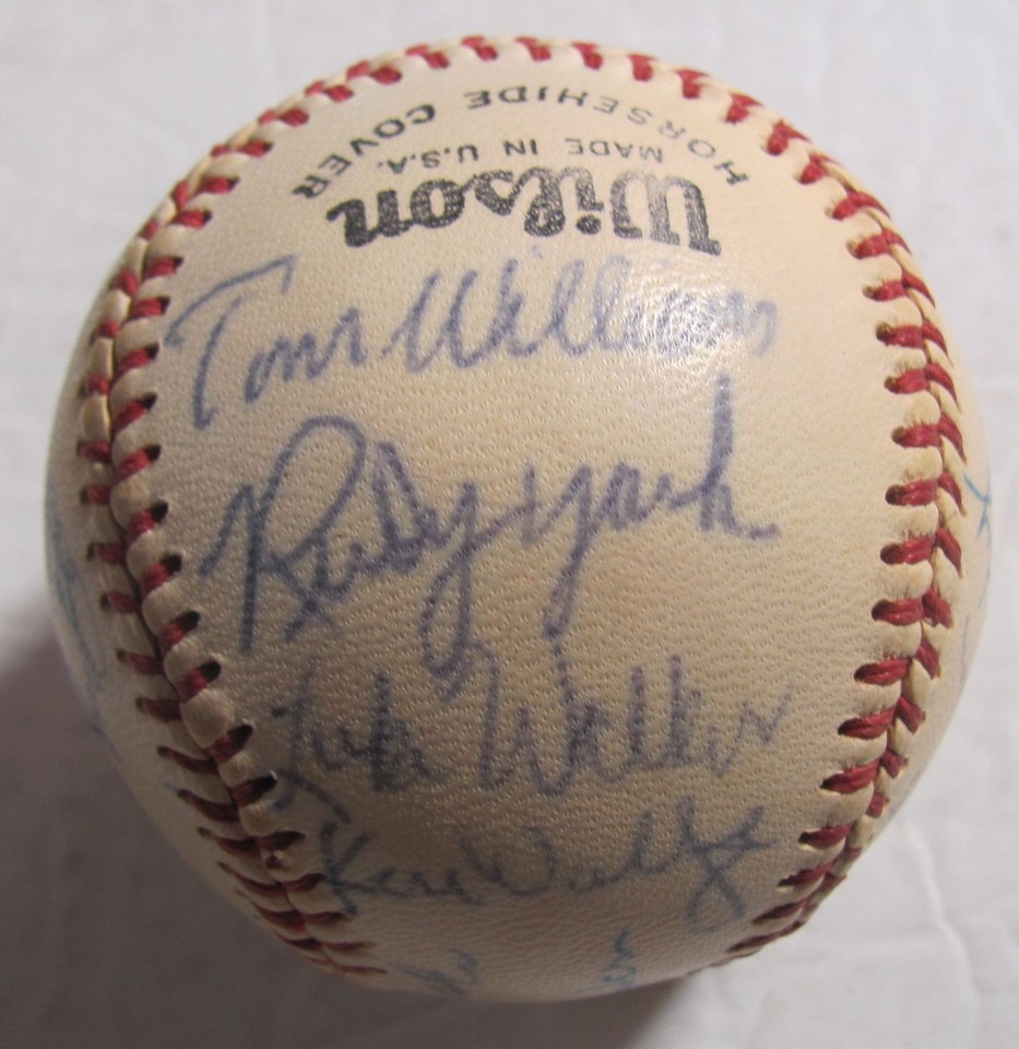 1963 Reading Red Sox Signed Baseball 6 Major Leaguers (WT) | eBay
