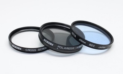 Vintage 49mm Camera Photographic Lens Filters: Cross Section, 82C and ...