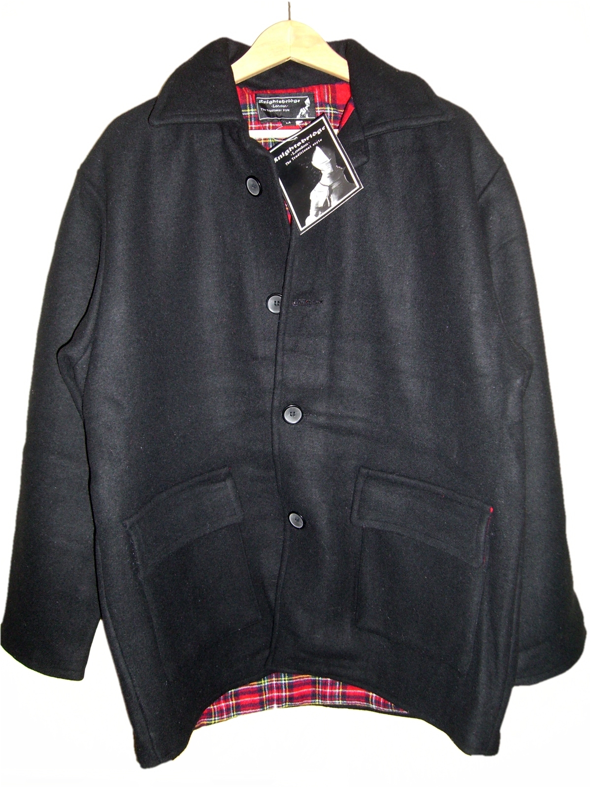 Donkey Jacket Heavy Wool Tartan Lining Worker Skin Punk Mod Ska Winter ...