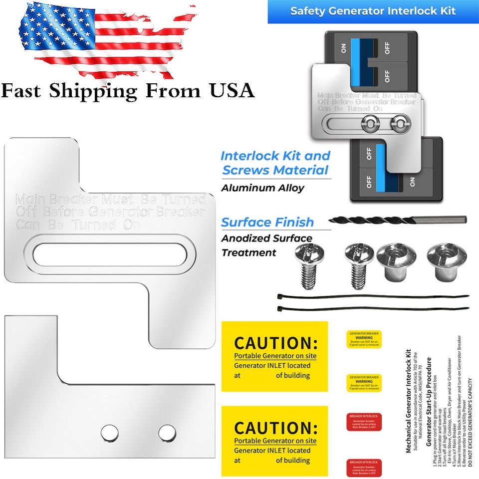 Interlock Kit For Challenger Westinghouse 200 Amp Panel Generator | eBay