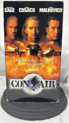 Con Air VHS 1995 John Malkovich Nicolas Cage ALL VHS BUY 2 GET 1 FREE ...