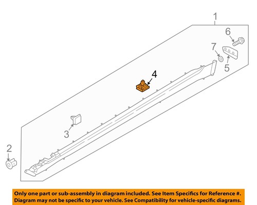 HYUNDAI OEM 15-16 Genesis Exterior-Rocker Molding Clip 87767B1000 | eBay