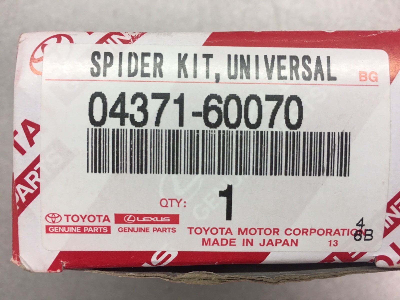 Toyota U-Joint Spider Kit Set Genuine OEM OE 04371-60070 (Fit's Many ...
