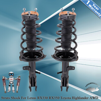 Pair AWD Rear Shock Struts Assembly For 2004-2006 Lexus RX330 Toyota ...