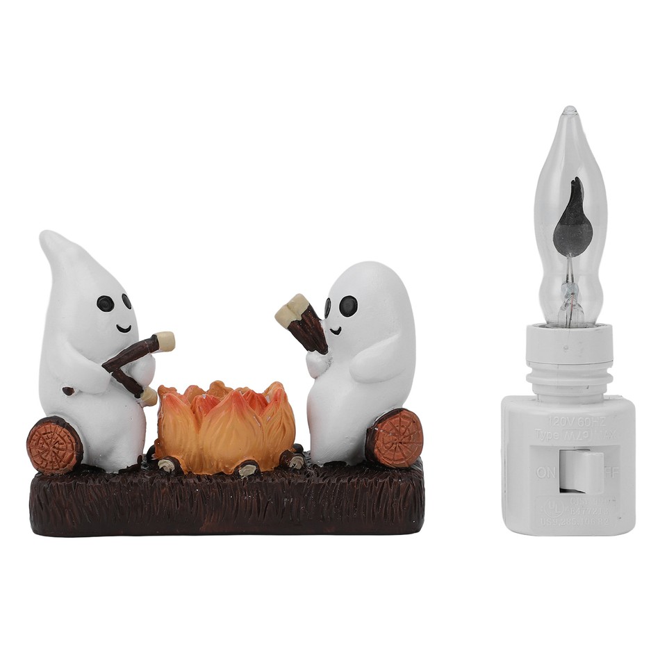 Ghost Campfire Night Light Halloween Ghost Campfire Flickering ...