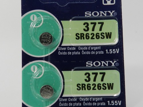 Sony 377 SR626SW Watch Battery 2Pc (Exp. 10/2030) | eBay