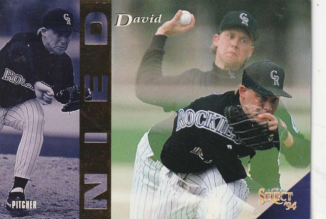 FREE SHIPPING-MINT-1994 Score Select David Nied #113 ROCKIES | eBay