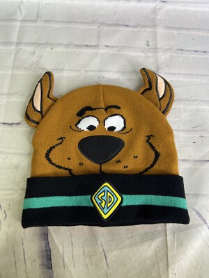 Scooby-Doo SD Logo Knit Cuff Beanie Hat Cap Youth Boys Girls One Size ...