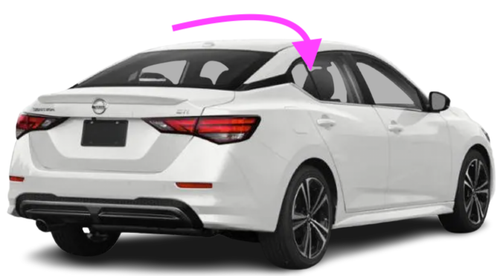 Fit 2020-2024 Nissan Sentra 4D Sedan Passenger Right Side Rear Door ...