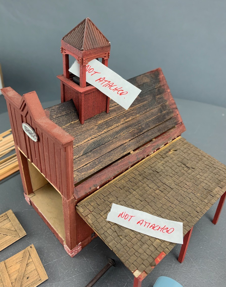 O On3 On30 Thomas A. Yorke FH-111 Fire Hall Craftsman Structure O2673 ...