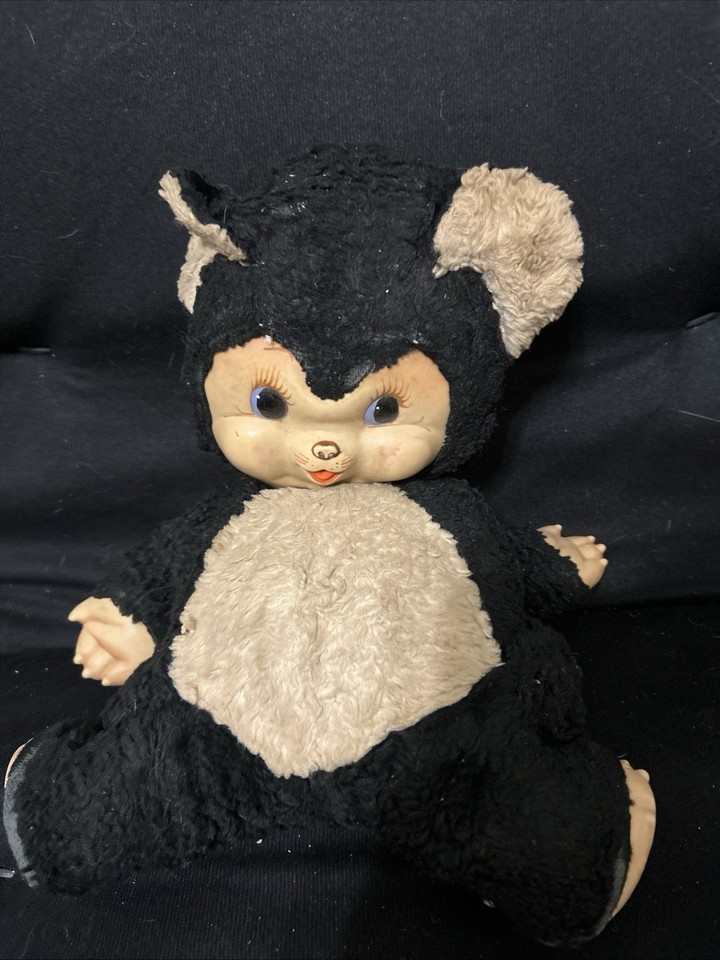 1950s Rushton Chubby Tubby Rubber Face 12” Teddy Bear | eBay