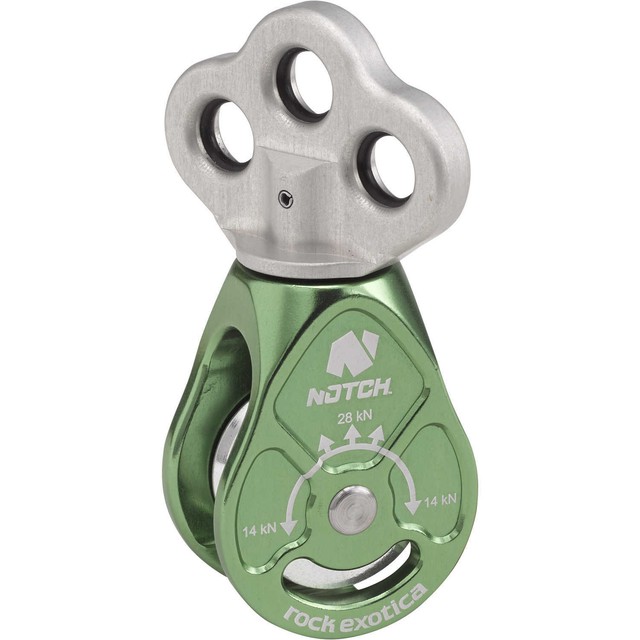 Notch 34201 Rook Triple Attachment Swivel Pulley Green for sale online ...
