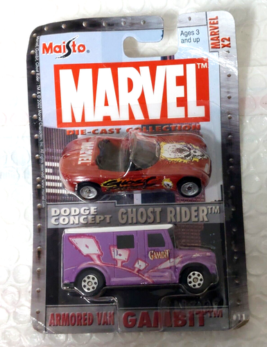 2002 Maisto Marvel Die-Cast Dodge Concept Ghost Rider Armored Van ...