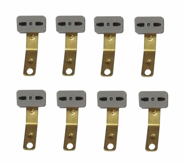 RINGLESS DECORATIVE TRAVERSE Rod CARRIER SLIDES for Decorative Drapery ...