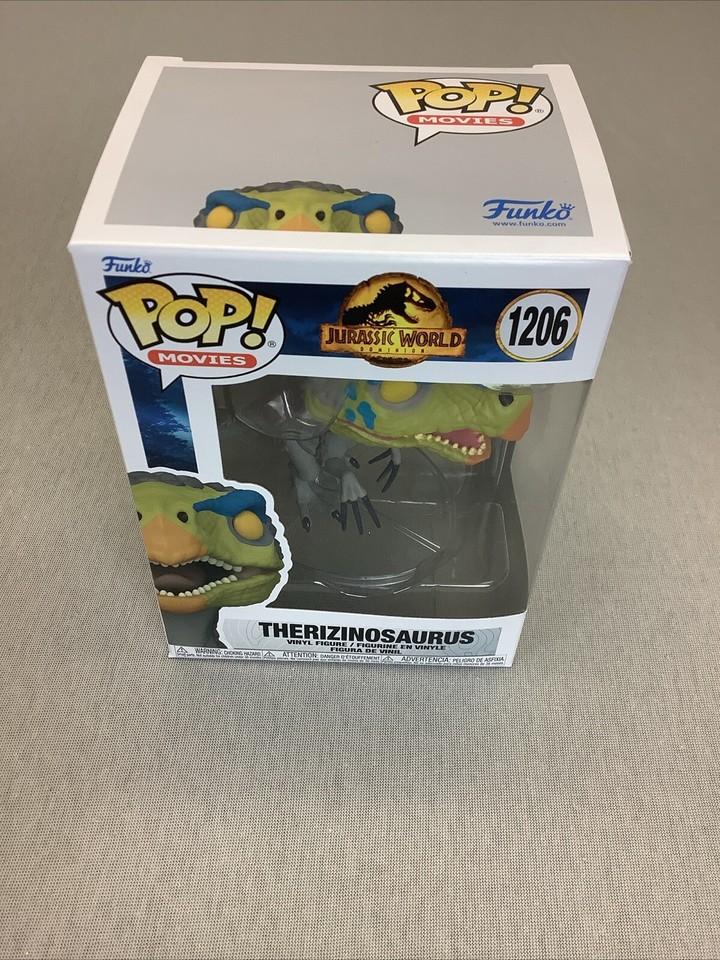 NIB POP FUNKO JURASSIC WORLD THERIZINOSAURUS DINOSAUR # 1206 | eBay