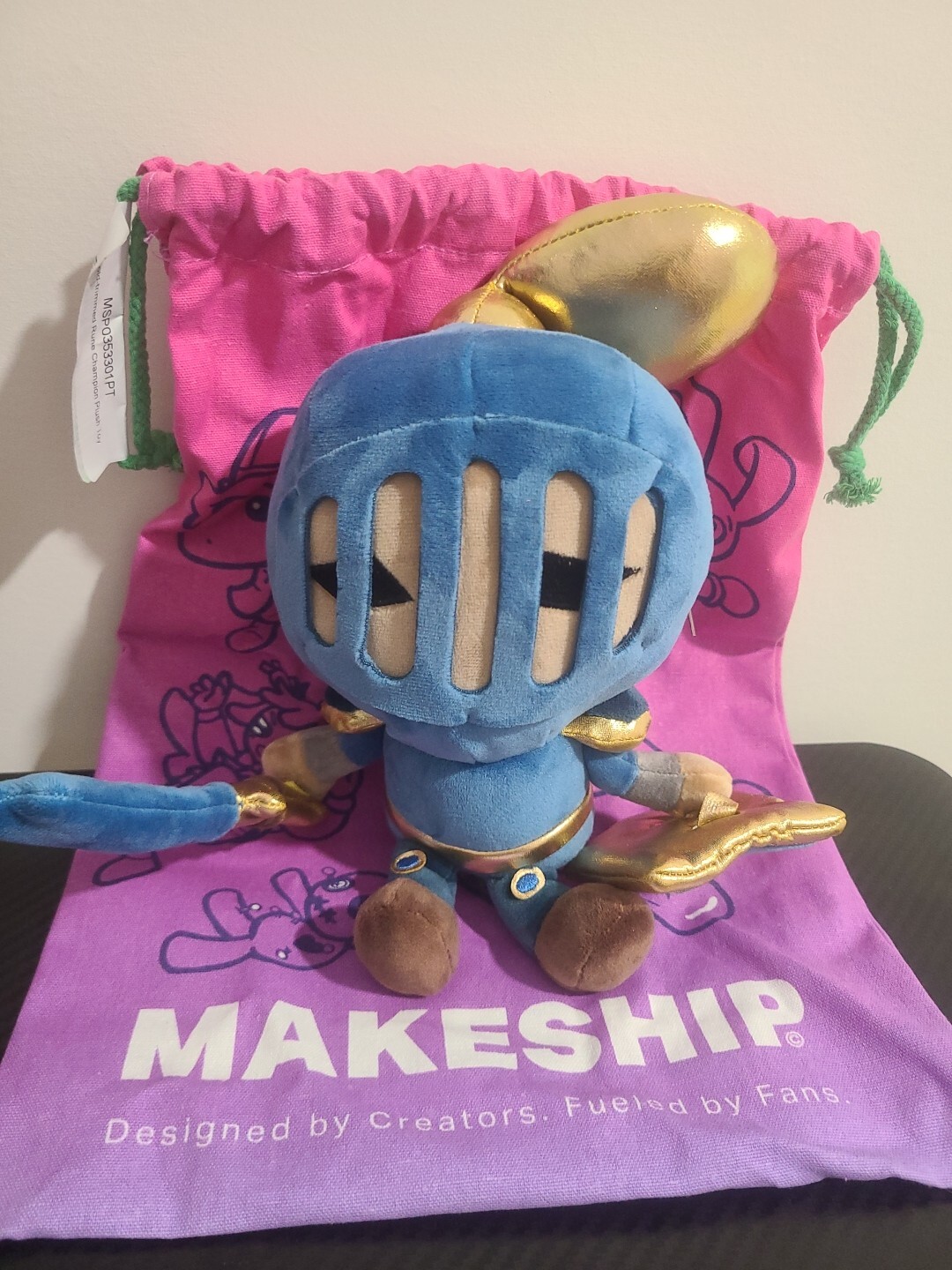 Gold-Trimmed Rune Champion Runescape Makeship Plushie RARE (1,471 Made ...