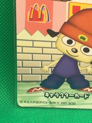 PARAPPA THE RAPPER 2 card McDonald's collab SQUARE 2001 JAPAN No.7 | eBay