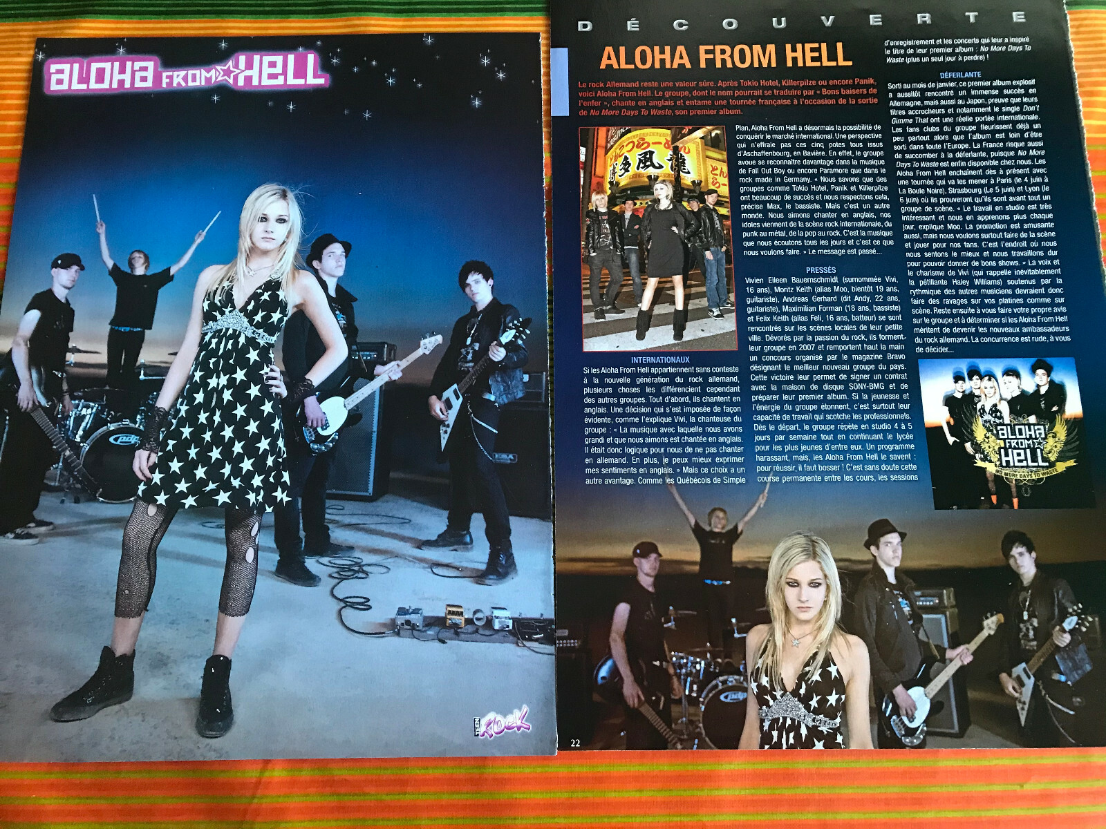 ALOHA FROM HELL 2 CLIPPINGS BERICHTE ITALIENISCHE SAMMLUNG | eBay