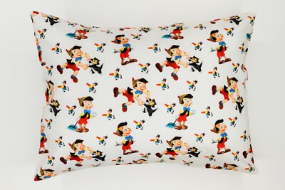 Travel Pillow Case-Cotton- Pinocchio -Toddlers Pillow Case-MORE SIZE ...