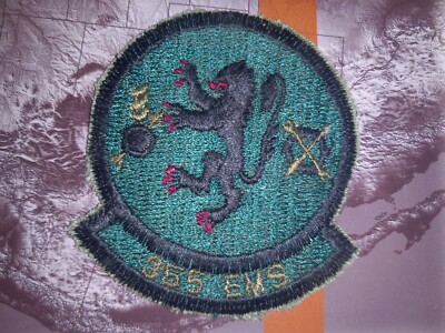 Air Force 355 EMS Patch - Vintage USAF United States Military Green ...