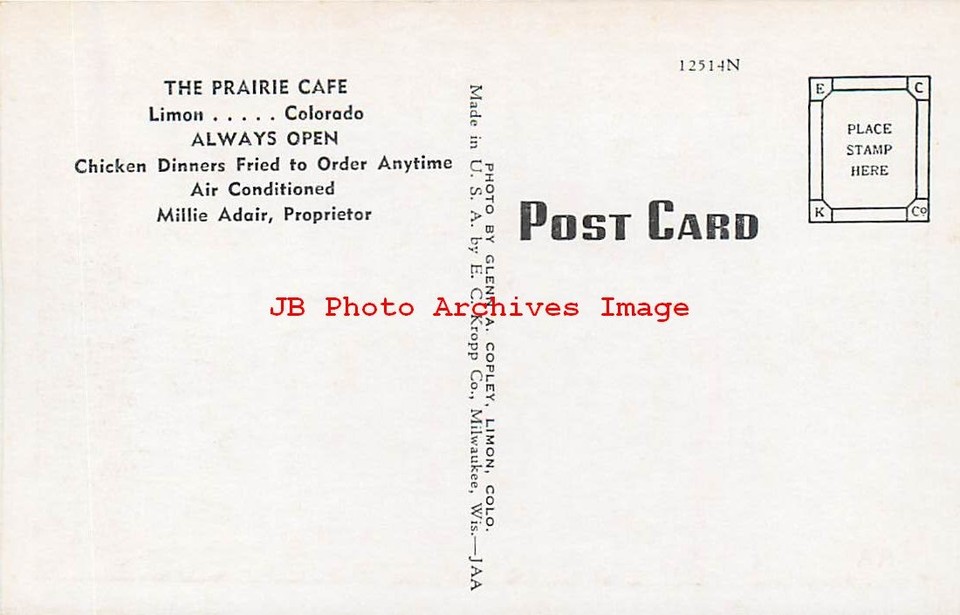 CO, Limon, Colorado, Prairie Cafe Truck Stop,Chevron Gas Station,Kropp ...