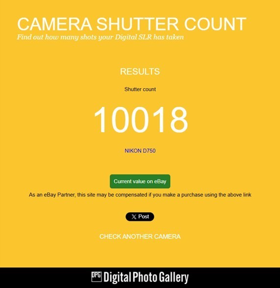 Nikon D750 24.3MP DSLR Camera - Box & Working - Near MInt 10018 Shutter ...