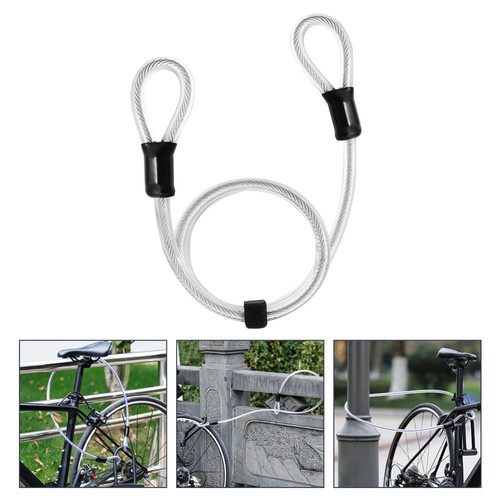 Bicycle Cable Lock Child Security Cables Bike Braided Steel Safety | eBay