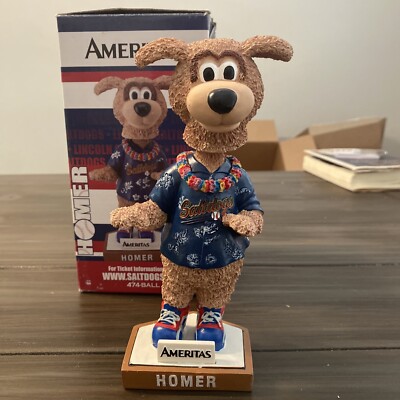 HOMER Lincoln Saltdogs Mascot Bobble Head 2006 SGA Hawaiian Shirt ...