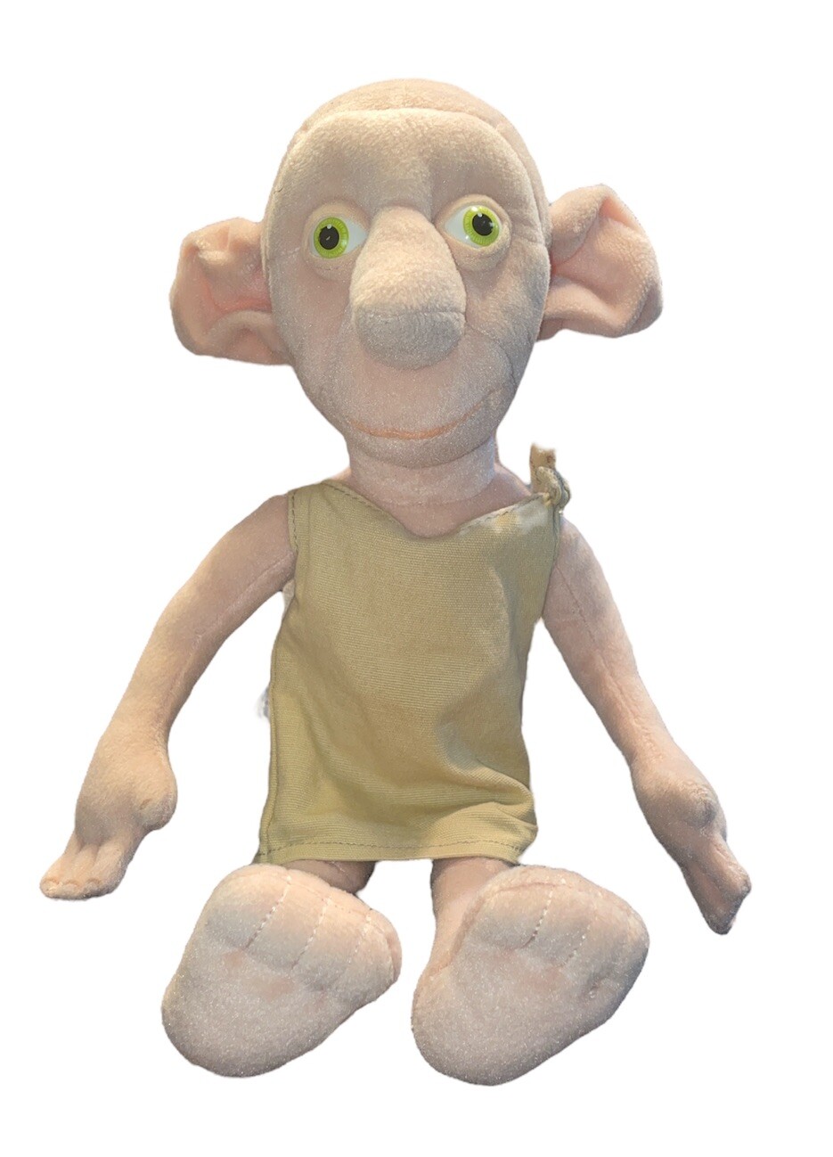 Harry Potter DOBBY Plush Stuffed Toy The Noble Collection Posable Toy ...