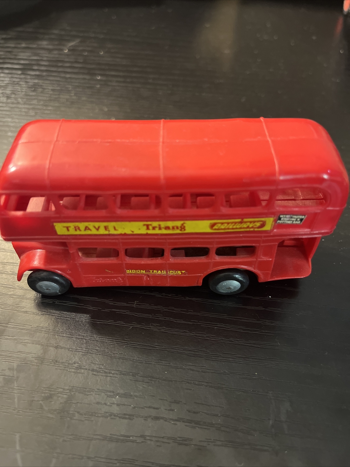 Triang London Transport Bus Double Decker 4" Scale Model Travel Triang ...
