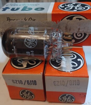 Lot of 3 Vintage 6Z10/6J10 Electronic Vacuum Tube | eBay