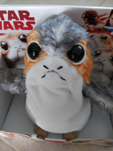 Disney Star Wars The Last Jedi Porg Plush Collectible Kids Toy WORKS | eBay