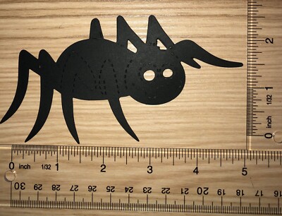 10 CUTE BIG SPIDER cardstock paper die cut embellishments | eBay
