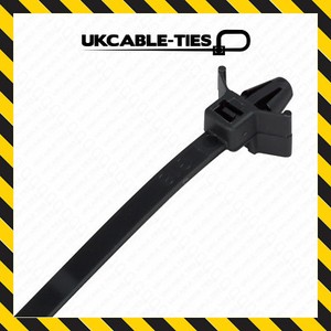 All Sizes Push Mount Winged Cable Ties / Car Chassis Nylon Zip Tie ...