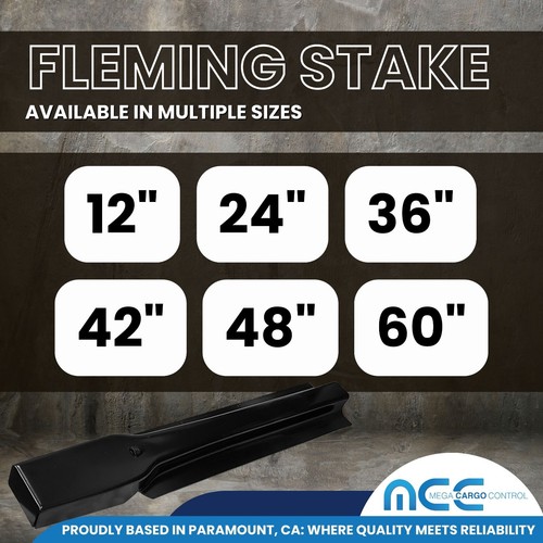 12 Pack 12" Fleming Style Stake Body Stake for Stake Truck Flatbeds and ...