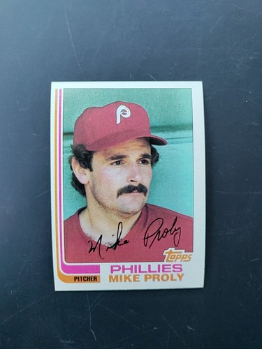 1982 Topps 183 Mike Proly Philadelphia Phillies Baseball NM read ...
