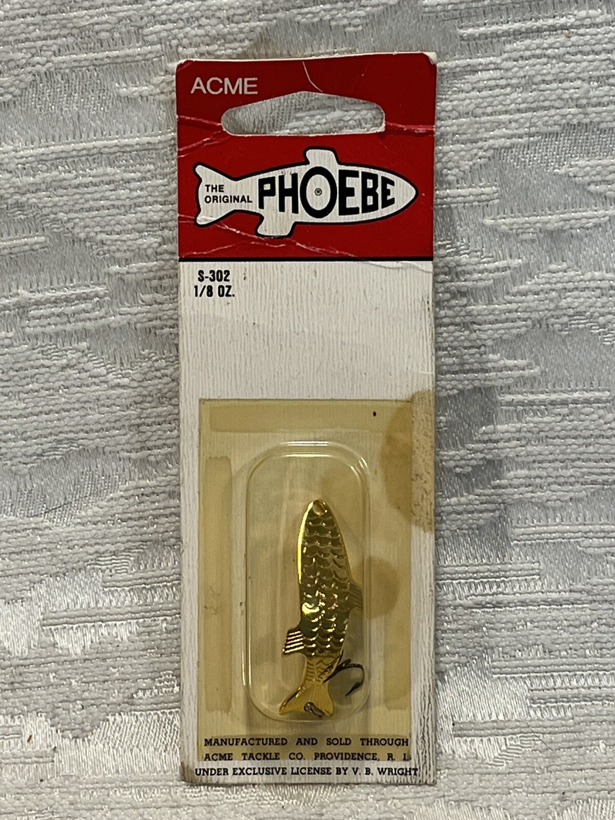 New in package Acme Phoebe Spoon Fishing Lure 1/8 Ounce S302 Gold ...