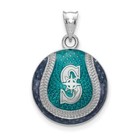 SS Seattle Mariners Domed Enameled Baseball Pendant | eBay
