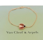 Van Cleef & Arpels Lucky Spring Ladybug 18K Rose Gold Bracelet | eBay