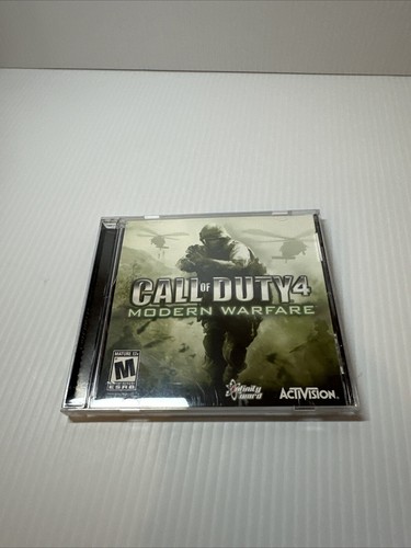 Call of Duty 4 Modern Warfare COD PC Disc Manuel Activision Military ...