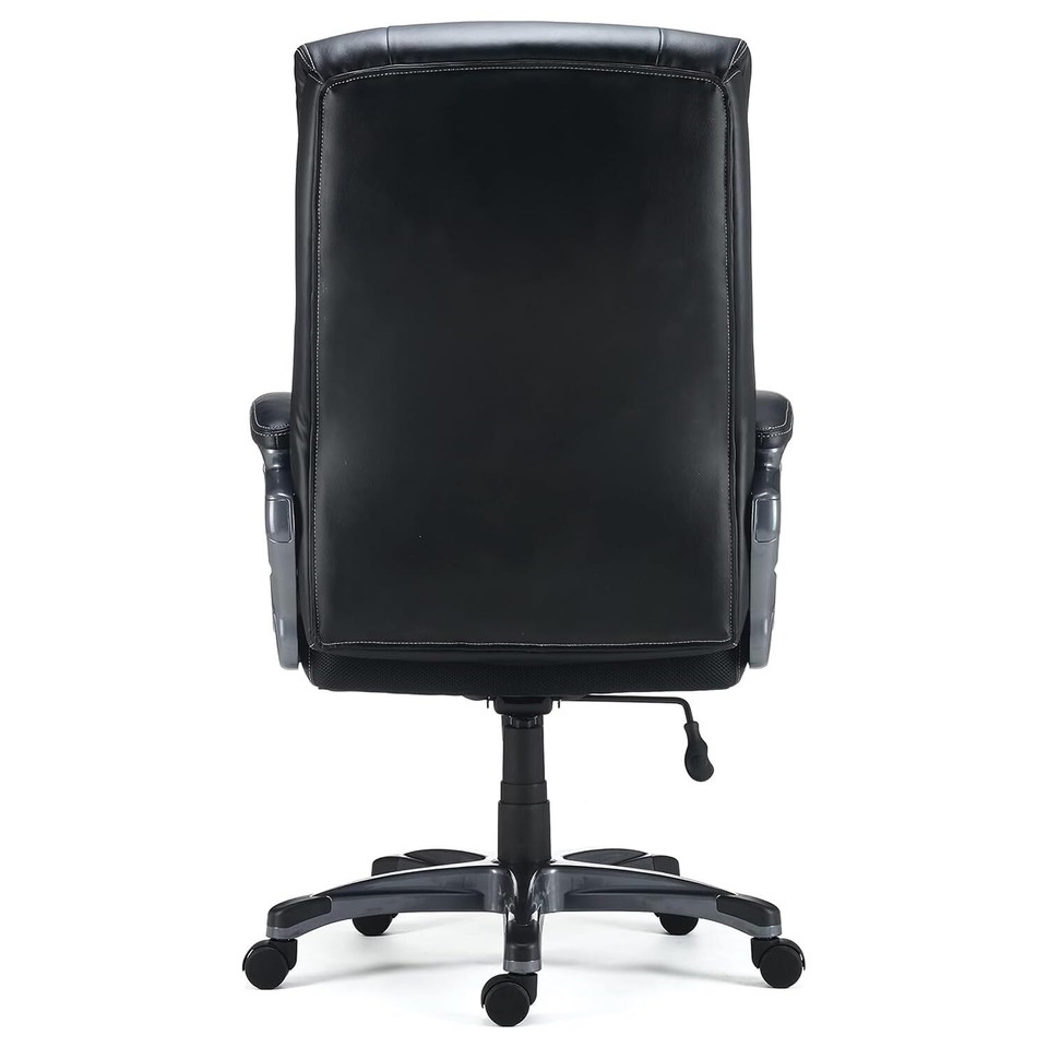 Staples Lockland Ergonomic Leather Managers Big & Tall Chair 400 lb ...